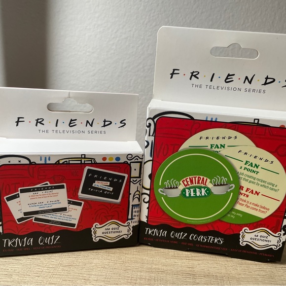 Games | Friends Tv Show Trivia Game And Trivia Coasters | Poshmark